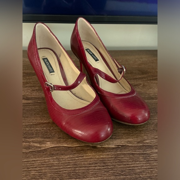 Alex Marie | Shoes | Red Mary Jane Pumps | Poshmark